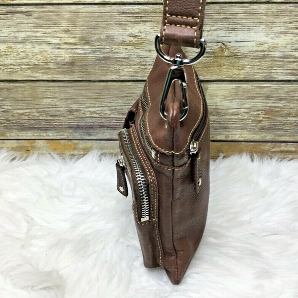 Fossil | Bags | Fossil Sutter Brown Leather Crossbody Purse Bag | Poshmark